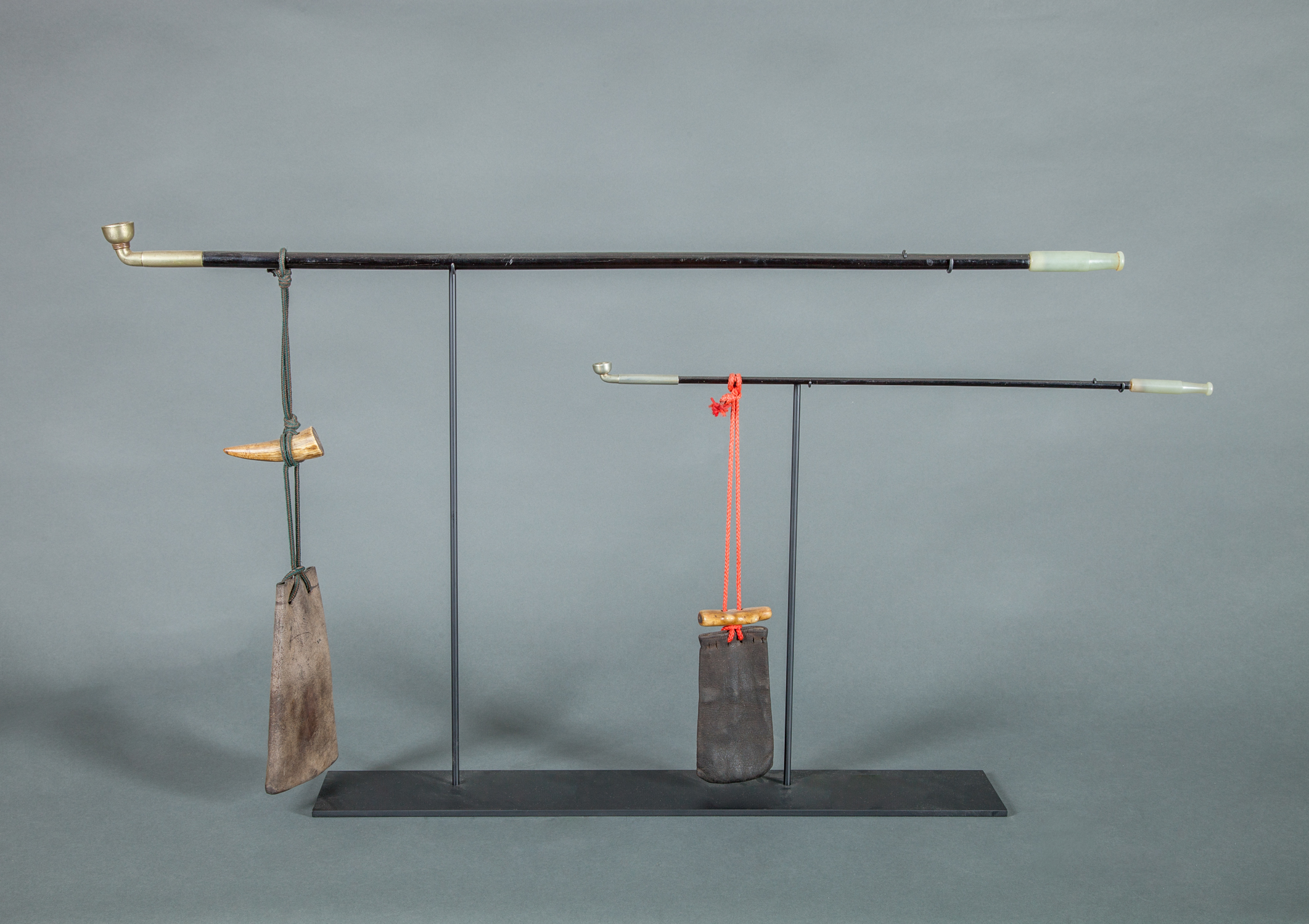 Pair of Chinese Tobacco Pipes - Naga Antiques