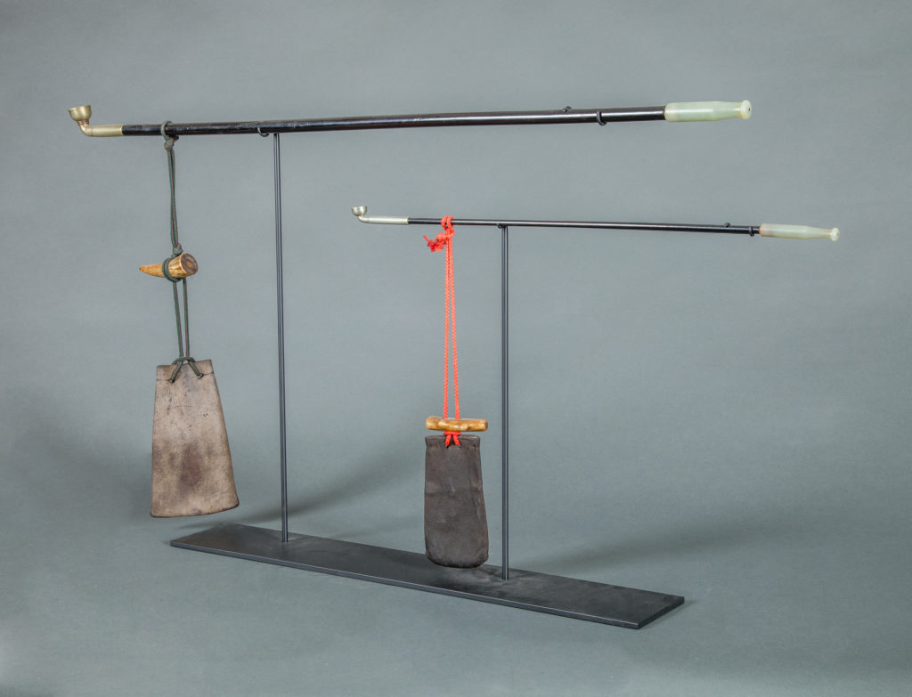 Pair of Chinese Tobacco Pipes - Naga Antiques