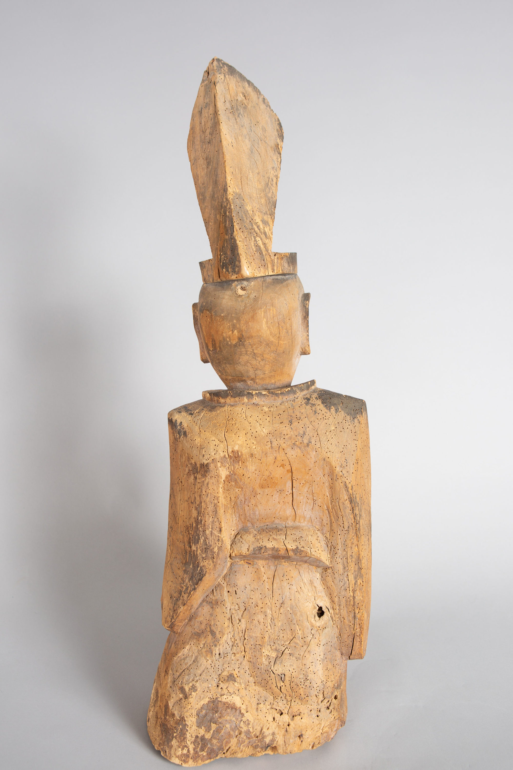 Shinto Carving of Figure Referred to as Father Japan - Naga Antiques