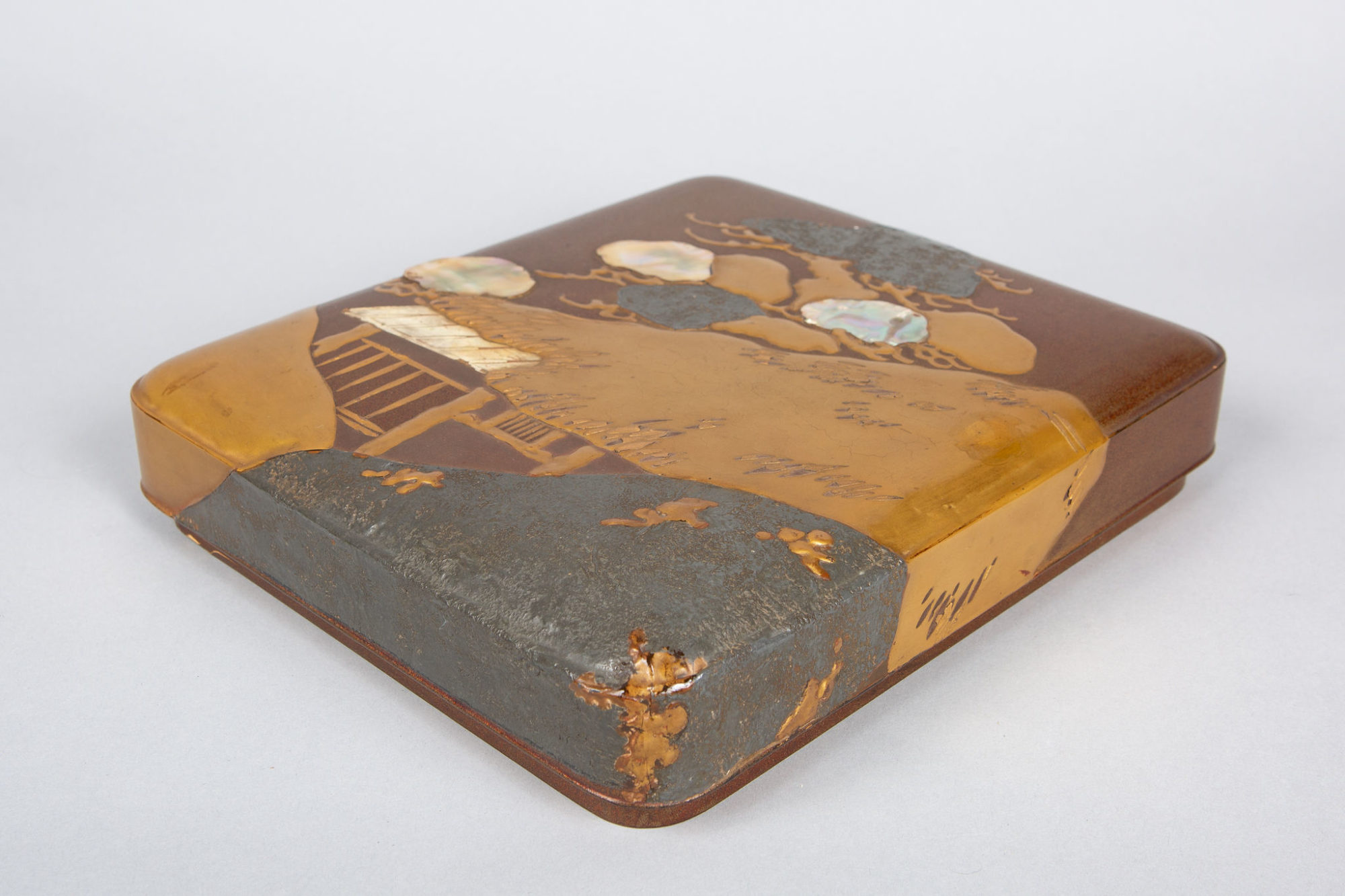 Japanese Lacquer Suzuribako (Writing box) - Naga Antiques