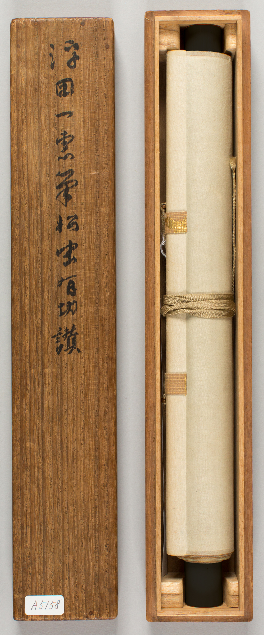 Japanese Antique Scroll of Crickets - Naga Antiques