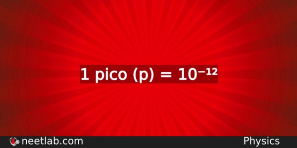 How to convert pico to SI Unit - NEETLab