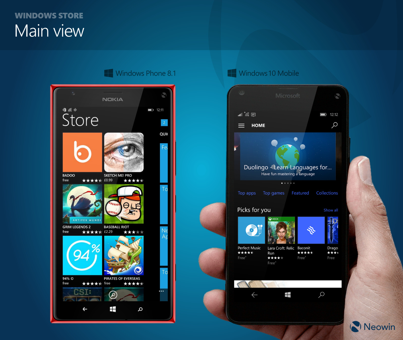 In pictures: Comparing Windows Phone 8.1 and Windows 10 Mobile, side by ...