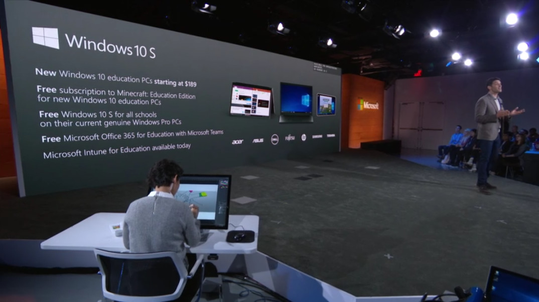 Microsoft announces Windows 10 S for education; new PCs on the way ...