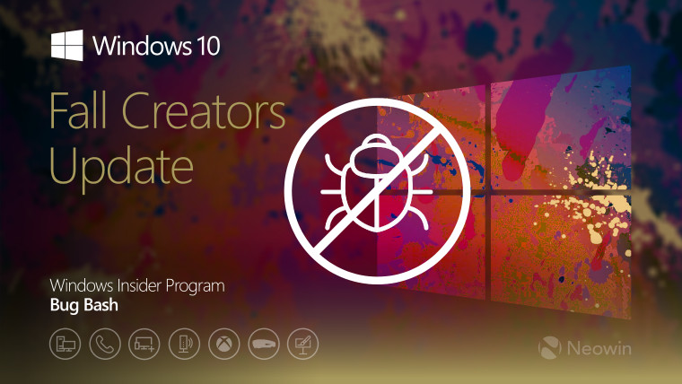 The final Windows 10 Fall Creators Update Bug Bash begins next Friday ...