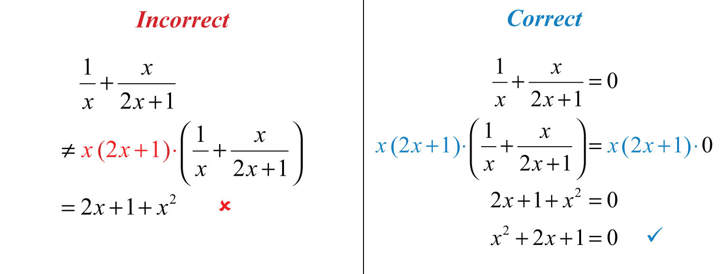 Solving Rational Equations