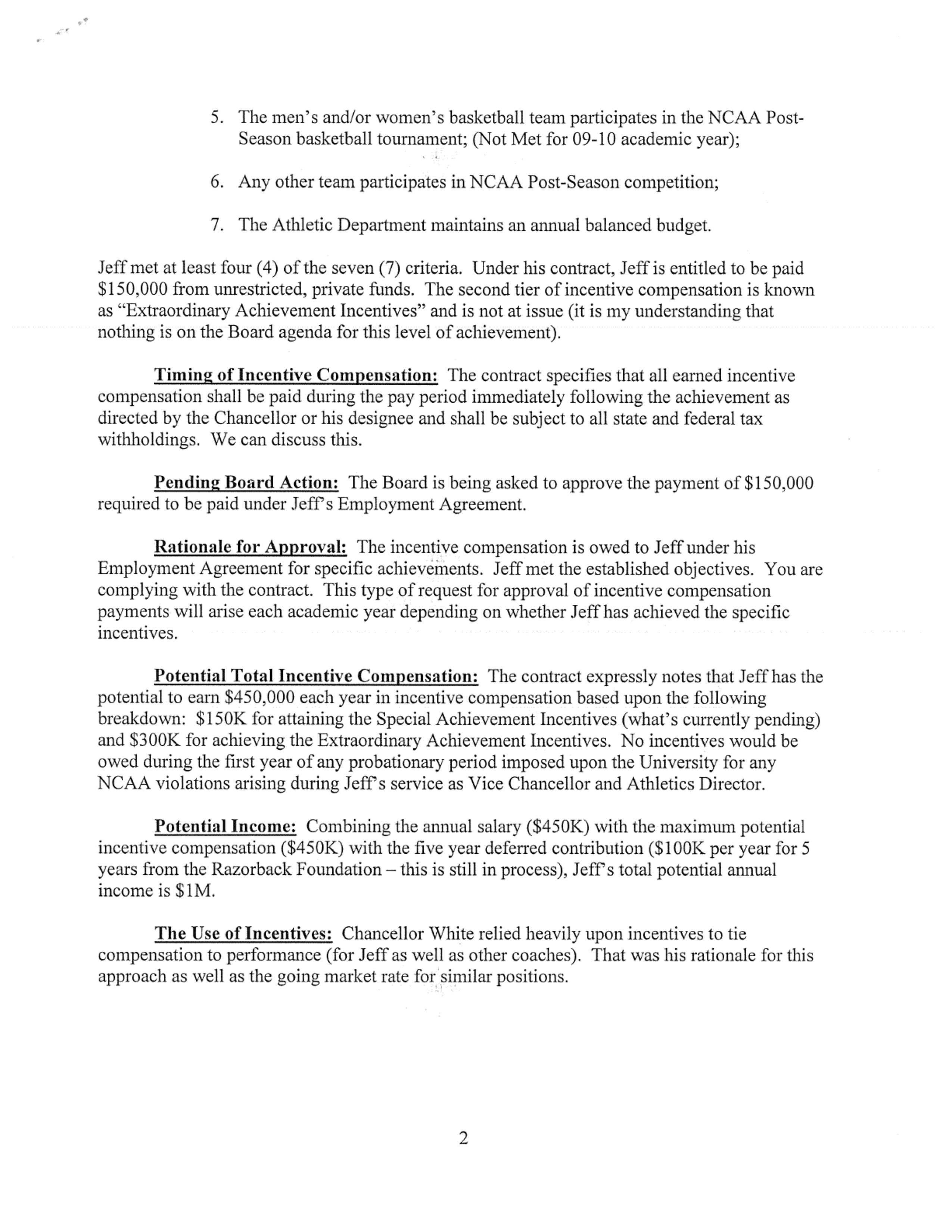 Jeff Long personnel file part II | Jeff Long personnel file part II ...