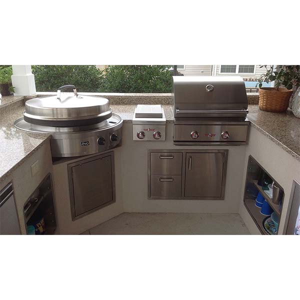 Evo Affinity 30G Built-In Flattop Natural Gas Grill - 10-0055-NG ...