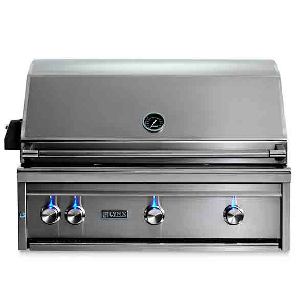 Lynx Pro 36-Inch Built-In Natural Gas Grill With Infrared Trident ...
