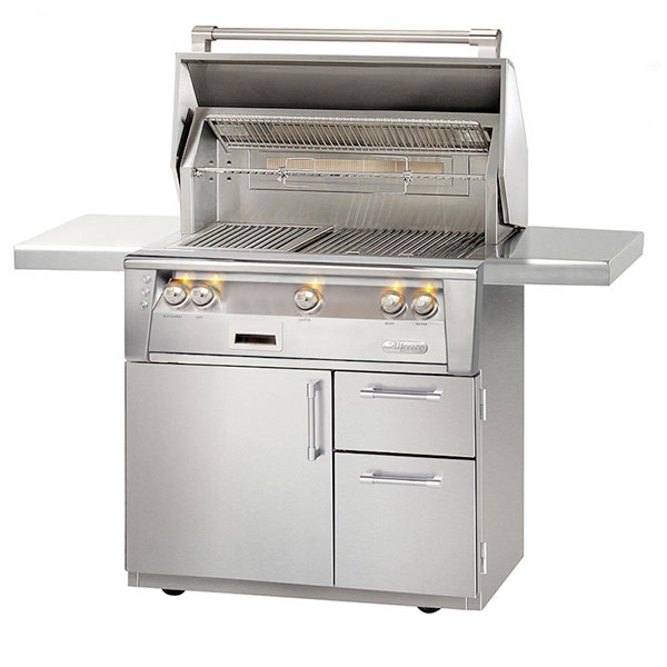 Alfresco ALXE 36-Inch Deluxe Freestanding Propane Gas Grill With ...