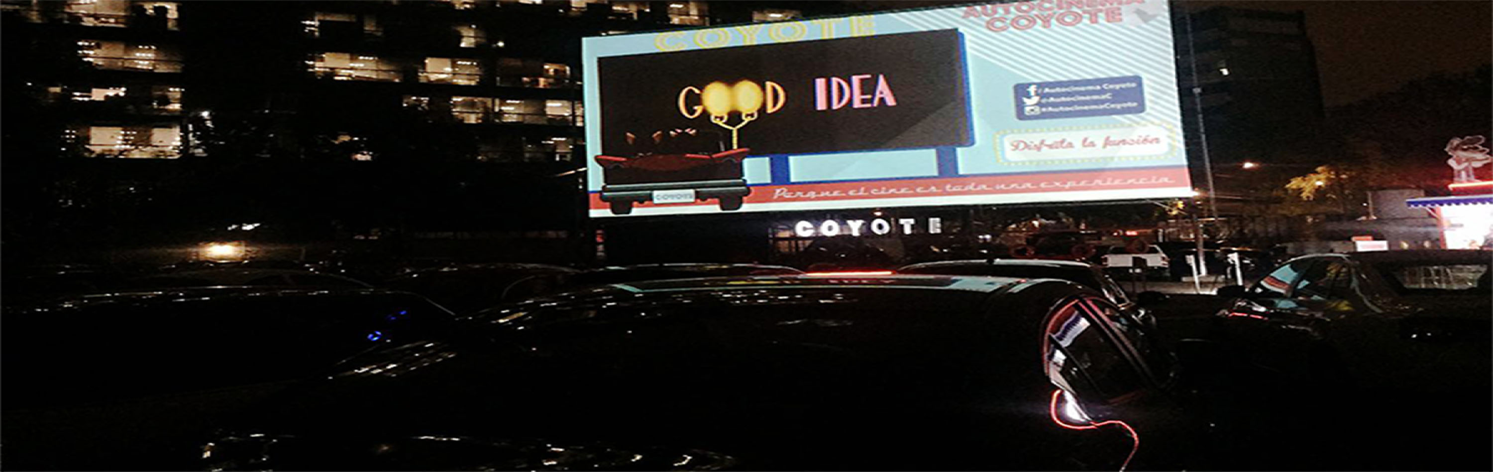 Autocinema coyote, una forma diferente de disfrutar del cine