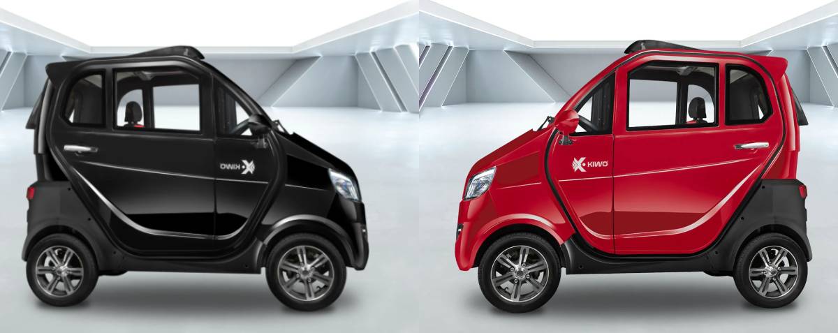 Kiwo, el auto eléctrico que apenas supera los 100 mil pesos
