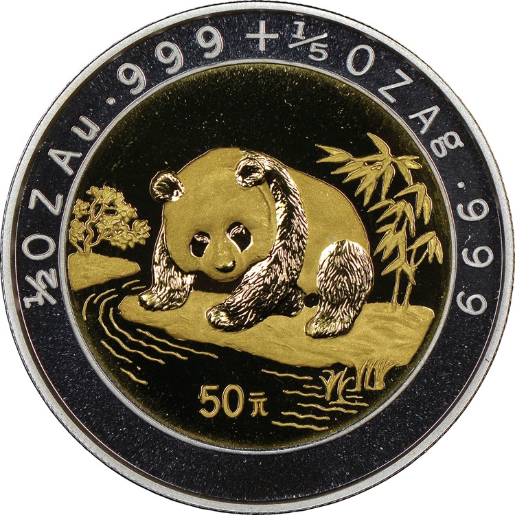 Bi-Metallic Panda Coin Prices and Values | NGC