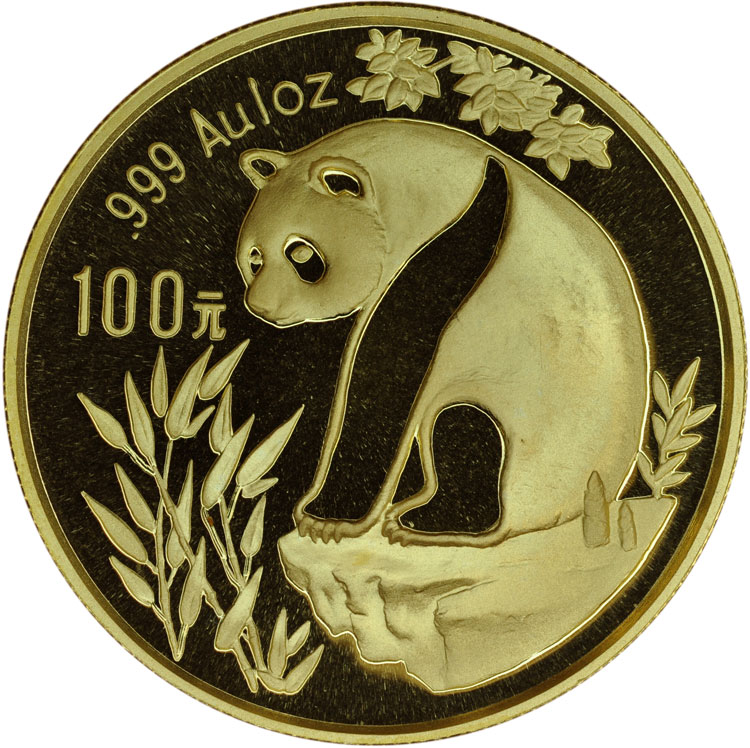1993 100 Yuan MS Gold Panda Large Date Value | NGC
