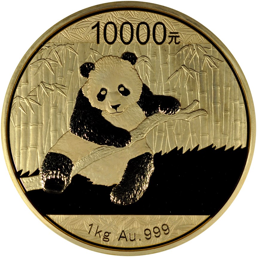 2014 1Kilo "10,000 Yuan" PF Gold Panda Value | NGC