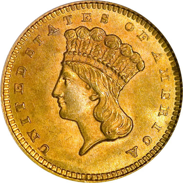 1860 G 1 MS Gold Dollars NGC 1860 G 1 MS Gold Dollars NGC