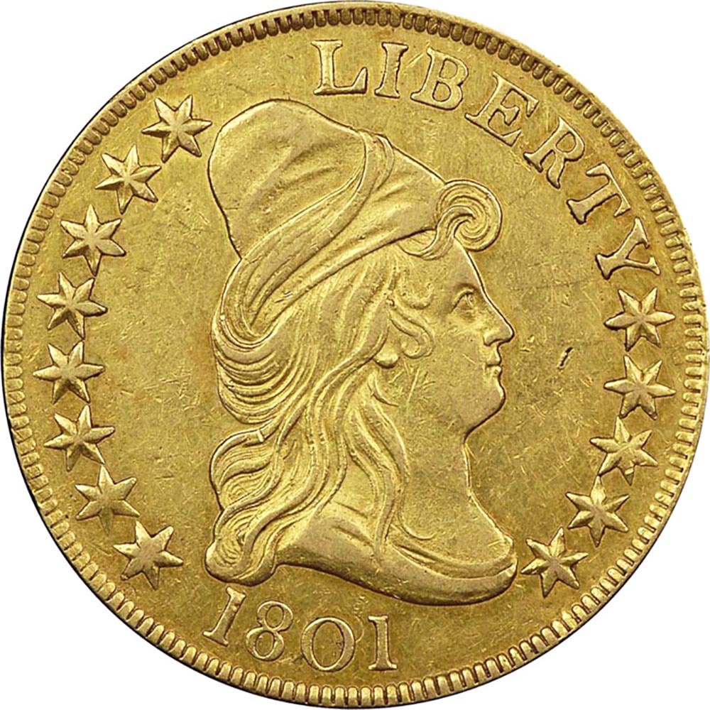 1801 $10 MS Draped Bust $10 | NGC