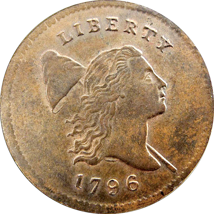 1796 Pole C-2 1/2C MS Liberty Cap Half Cents | NGC