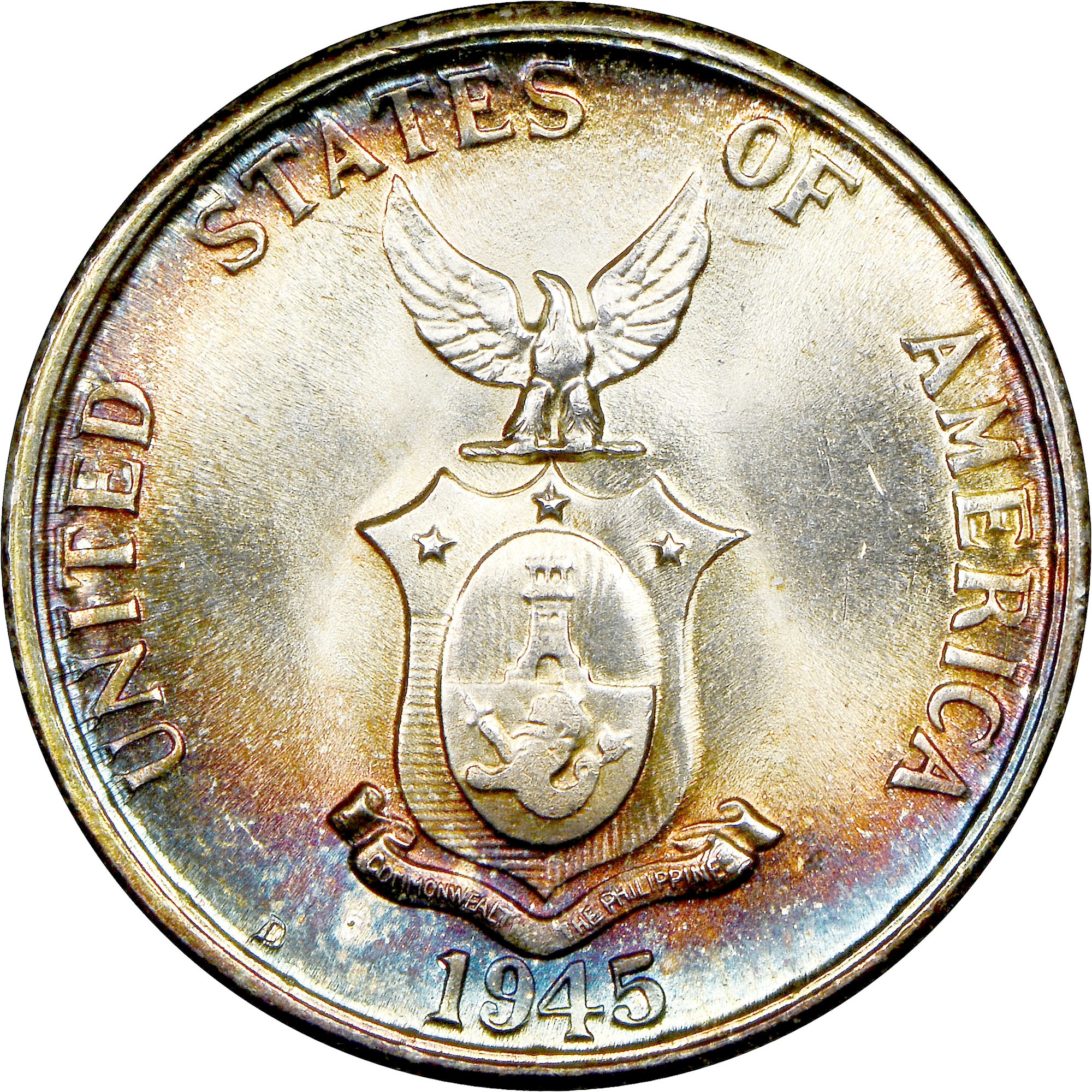 1945 D USA Phil 20C MS Philippines Under U S Sovereignty NGC 1945-d-usa-phil-20c-ms-philippines-under-u-s-sovereignty-ngc