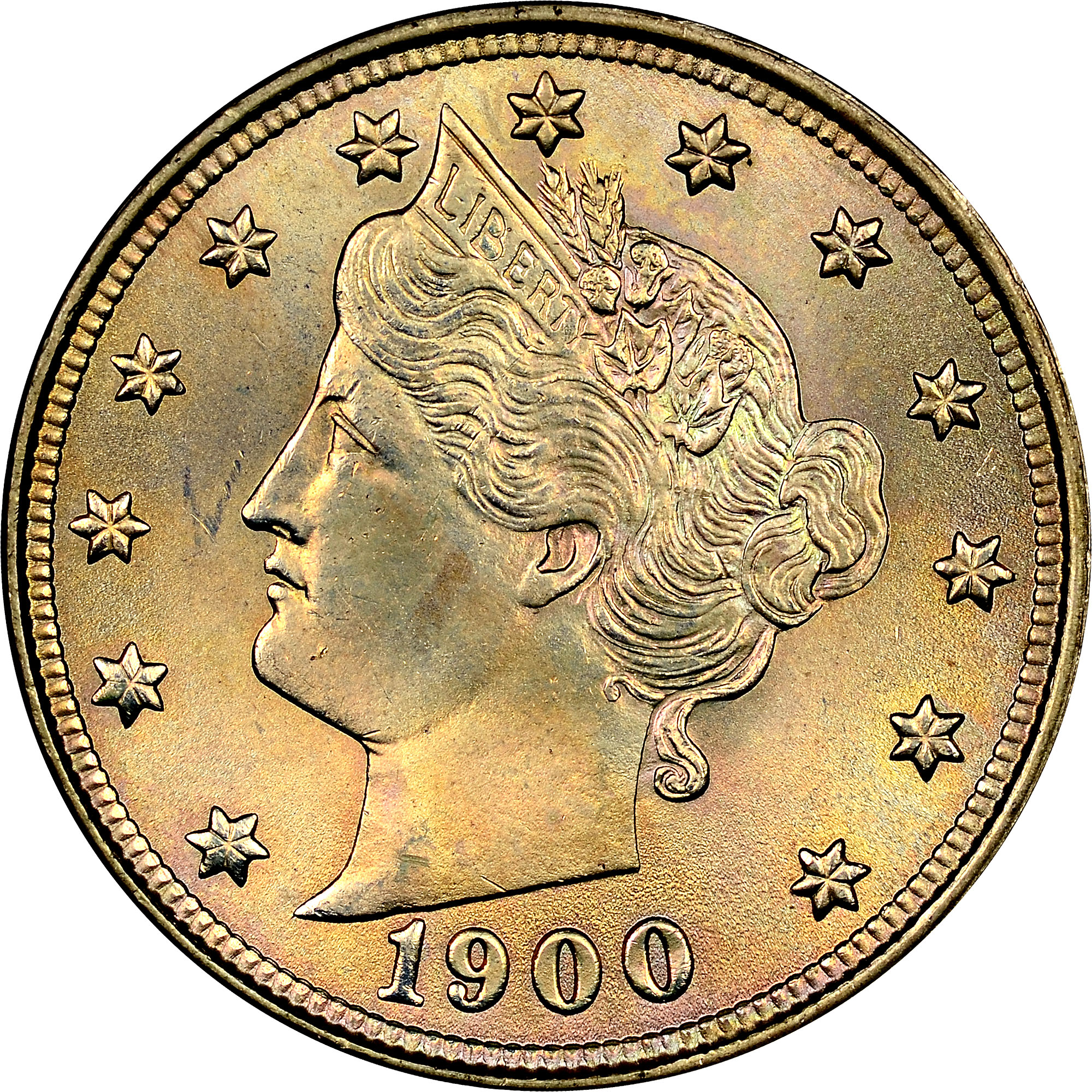1900 5C MS Liberty Head Five Cents NGC 1900 5C MS Liberty Head Five Cents NGC