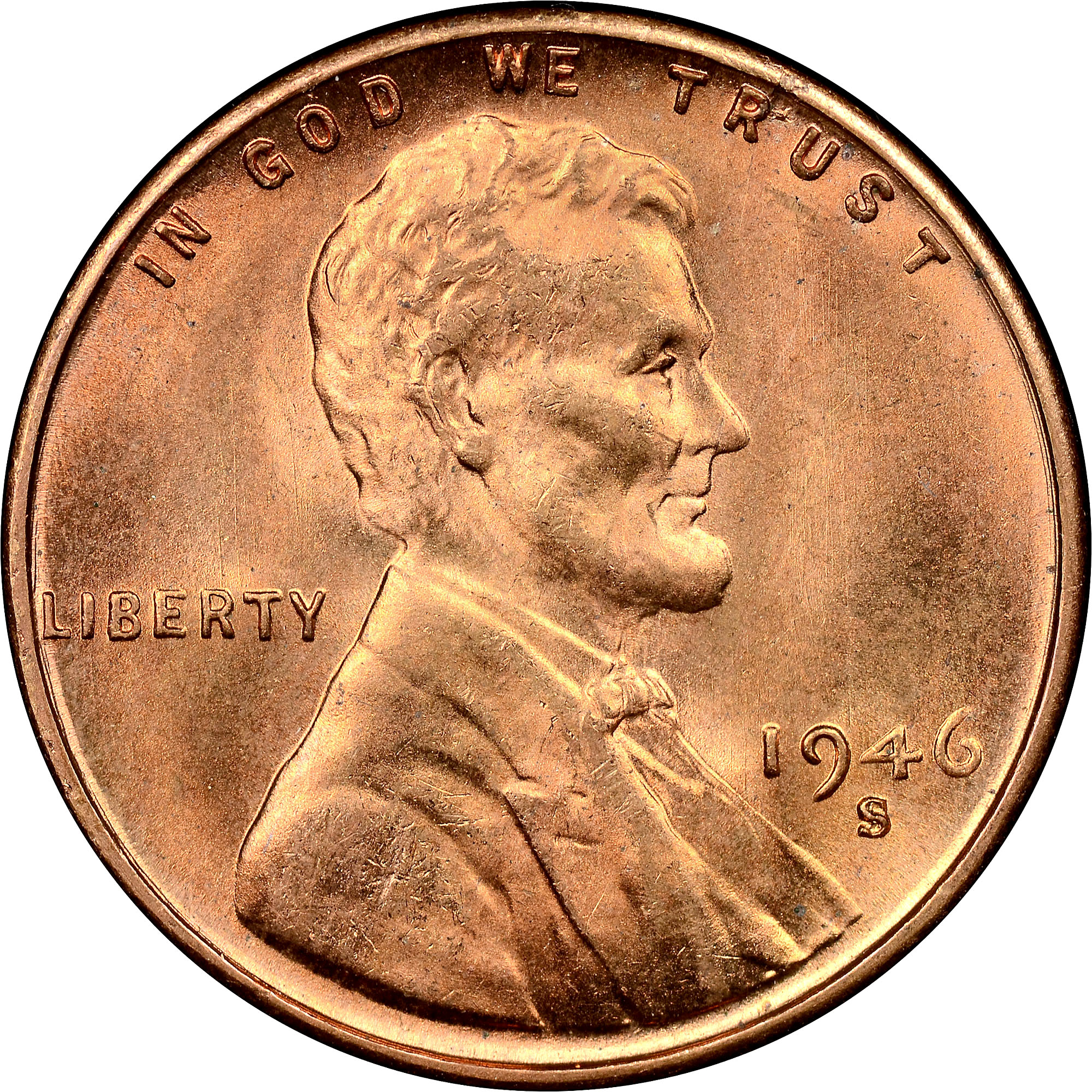 1946 S United States Cent Wheat Penny Lincoln One Cent San Francisco