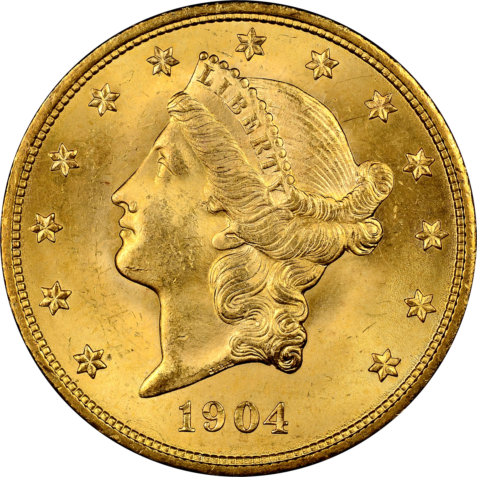 1904 20 MS Liberty Head 20 NGC 1904 20 MS Liberty Head 20 NGC