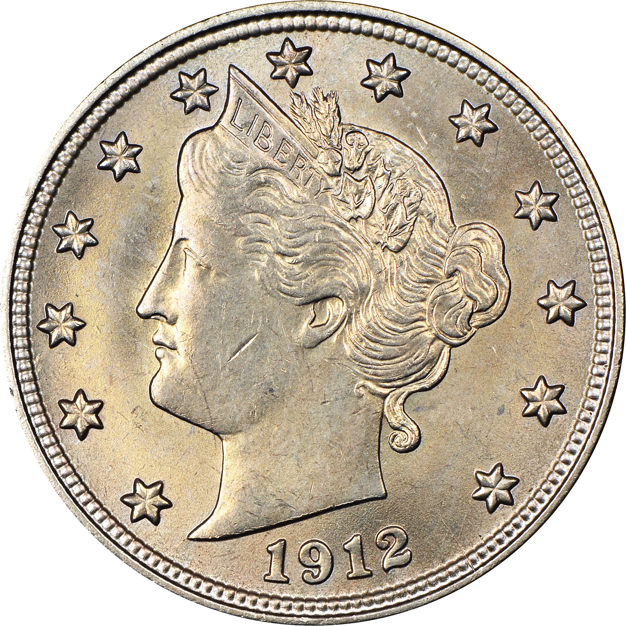 1912 S 5C MS Liberty Head Five Cents NGC 1912 S 5C MS Liberty Head Five Cents NGC