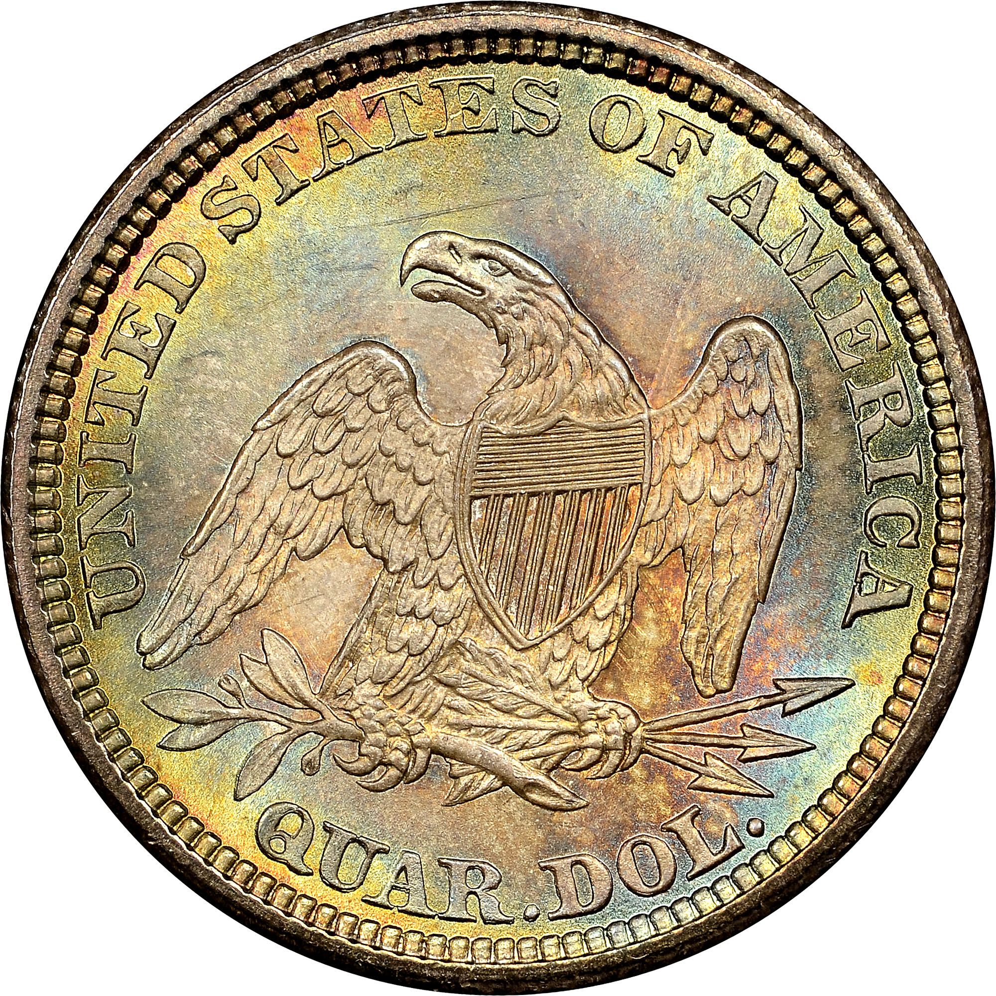 1861 25C MS | Coin Explorer | NGC