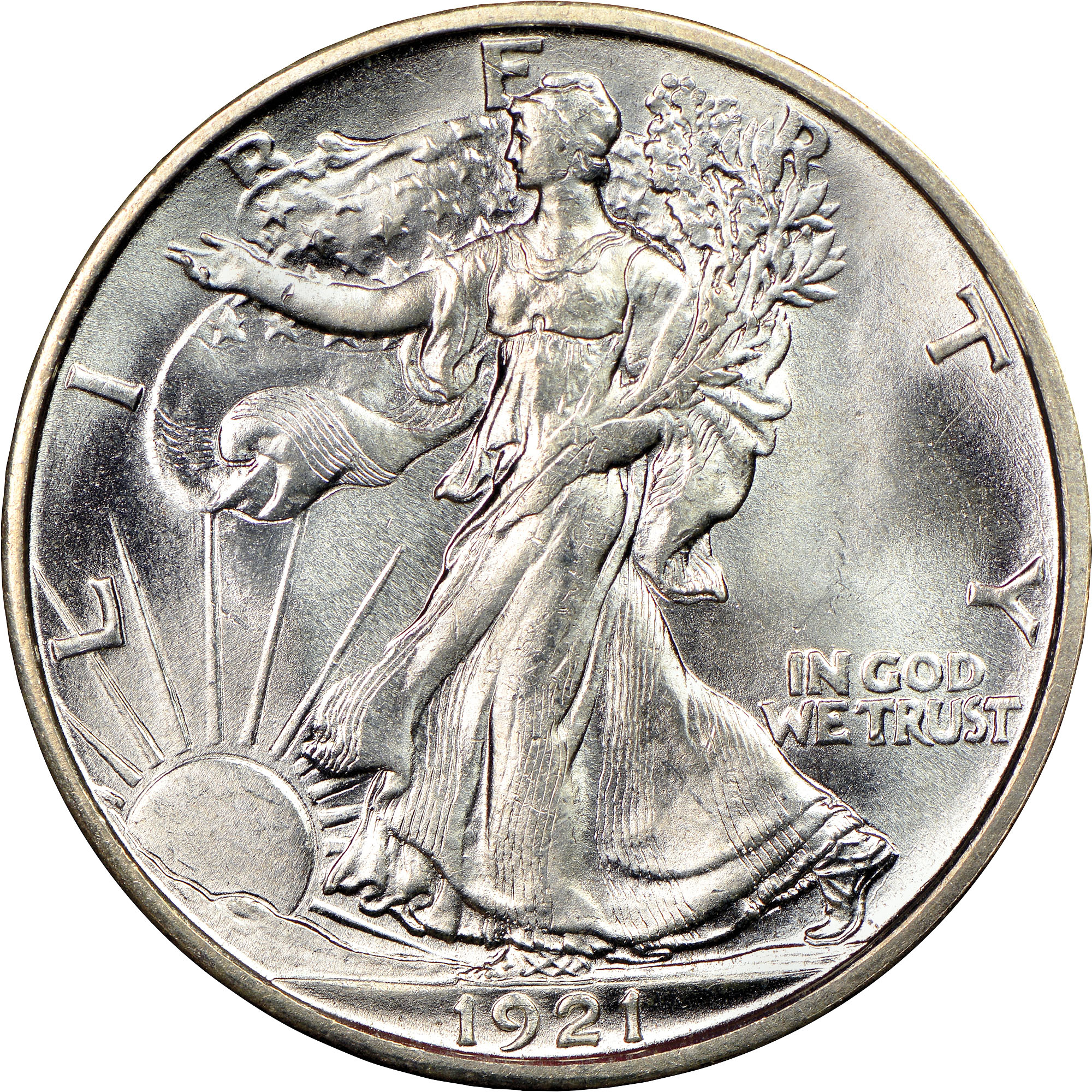 1921 S 50C MS Walking Liberty Half Dollars NGC 1921 S 50C MS Walking Liberty Half Dollars NGC