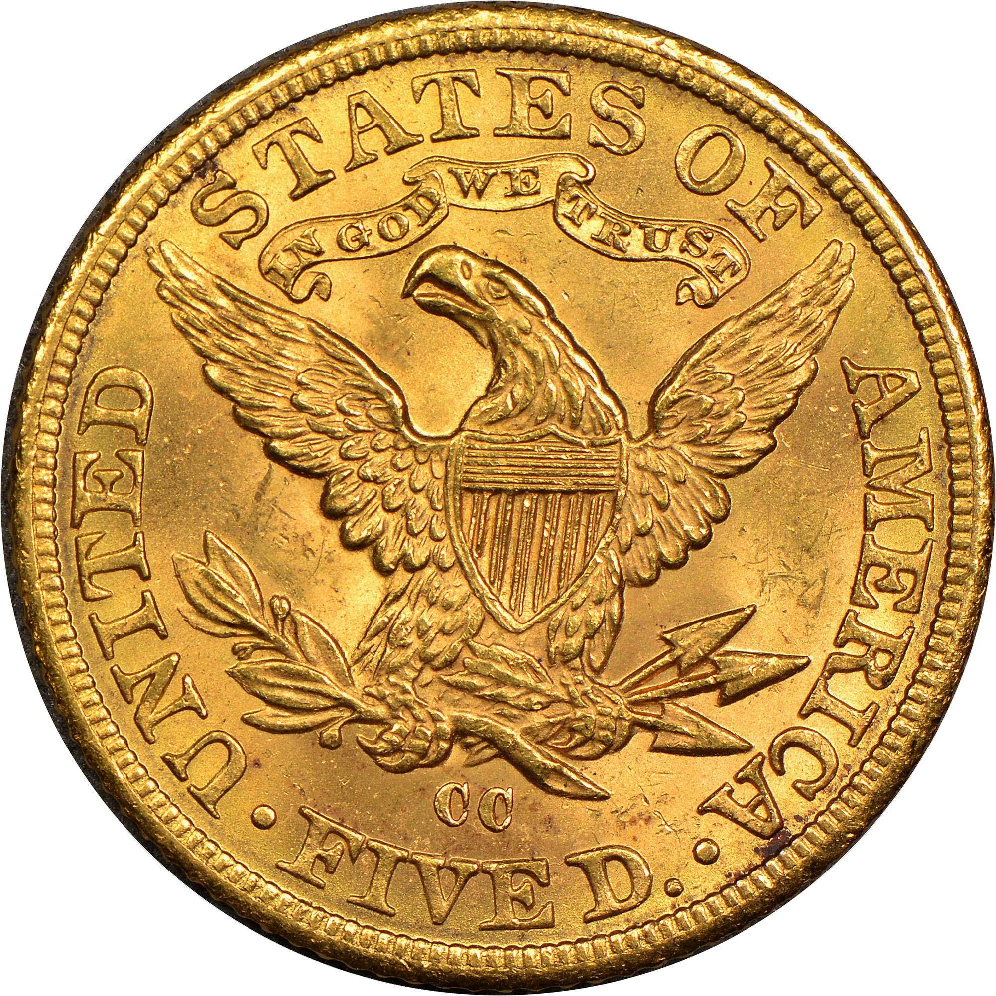 1890 CC 5 MS Coin Explorer NGC