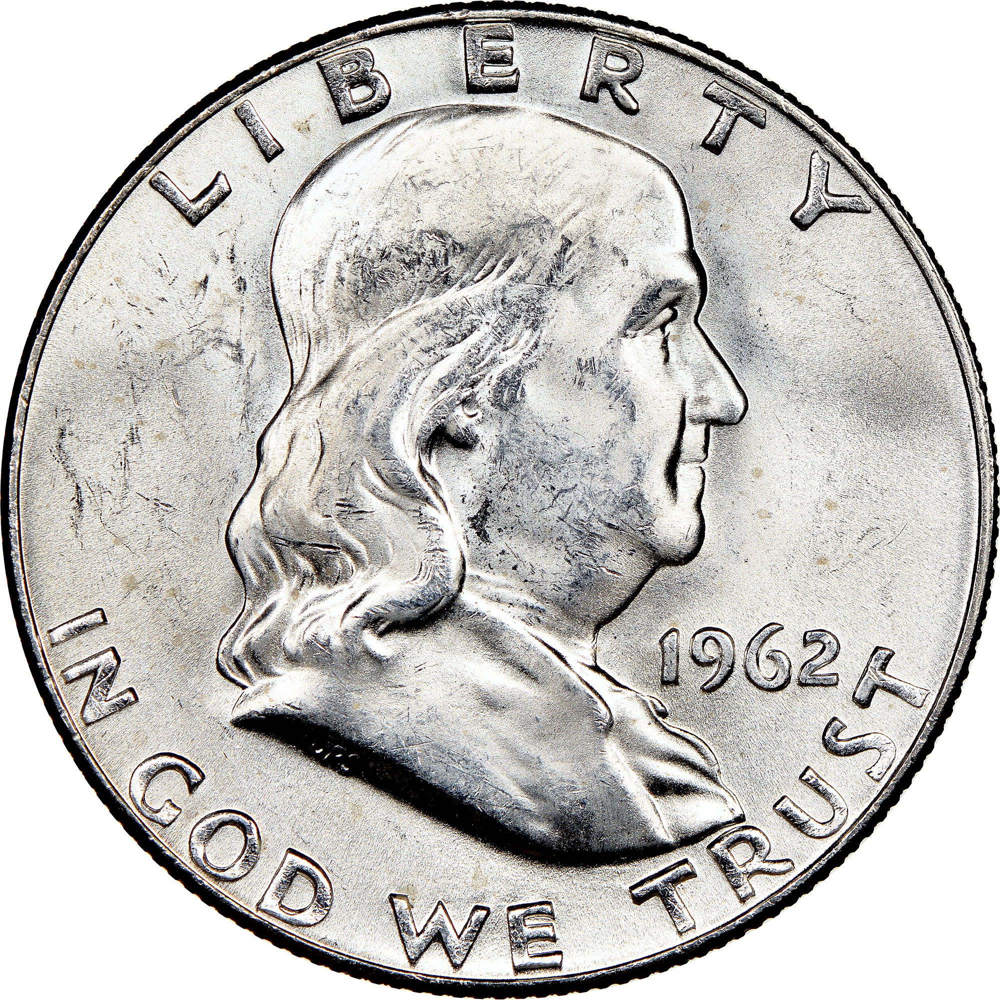 1962 D 50C MS Franklin Half Dollars NGC