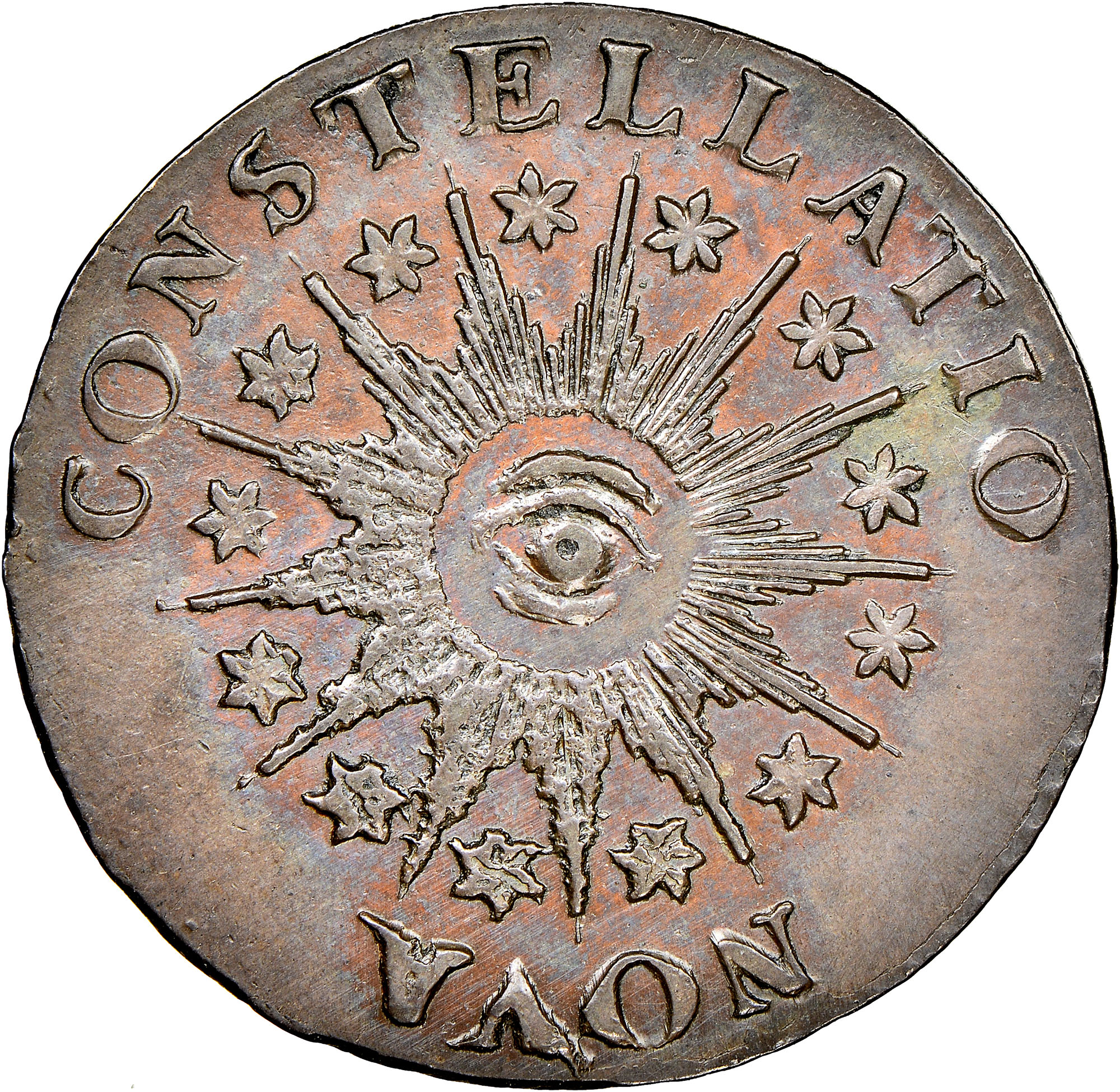 1785 Lg Date Point Rays Nova Constellatio MS Nova Constellatio And