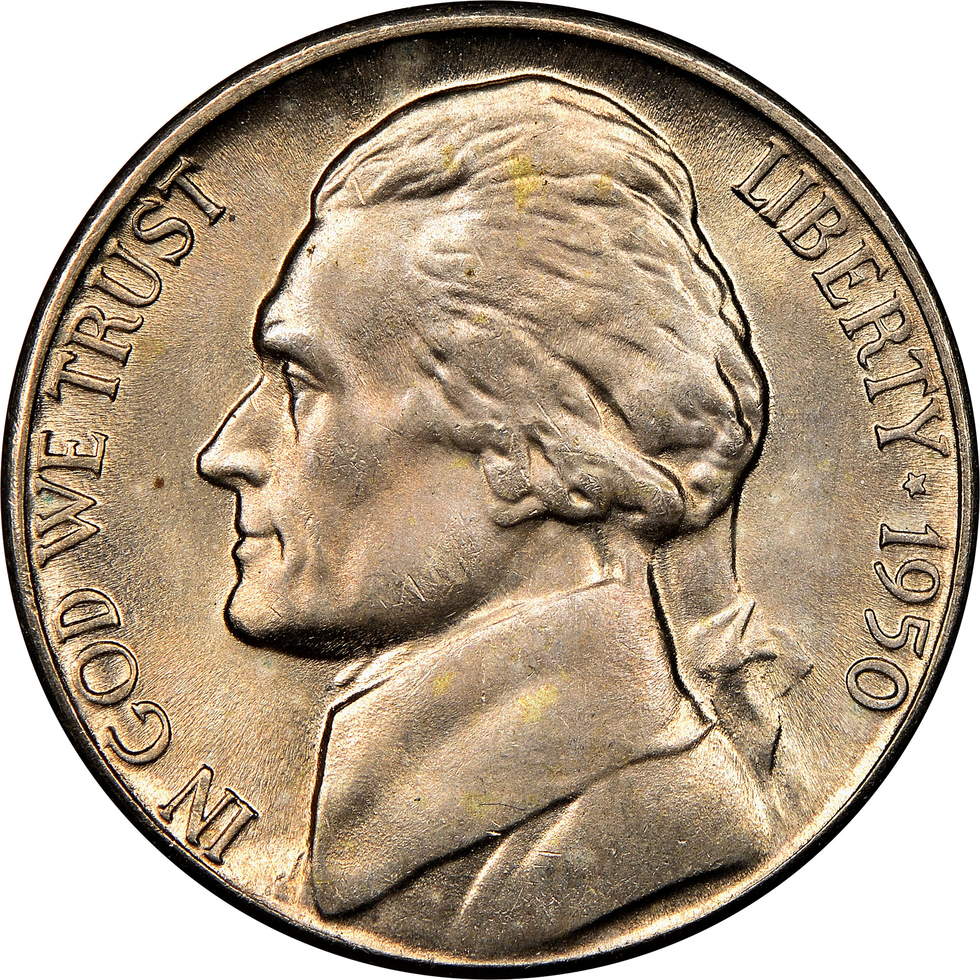 1950 D 5C MS Jefferson Five Cents NGC 1950 D 5C MS Jefferson Five Cents NGC
