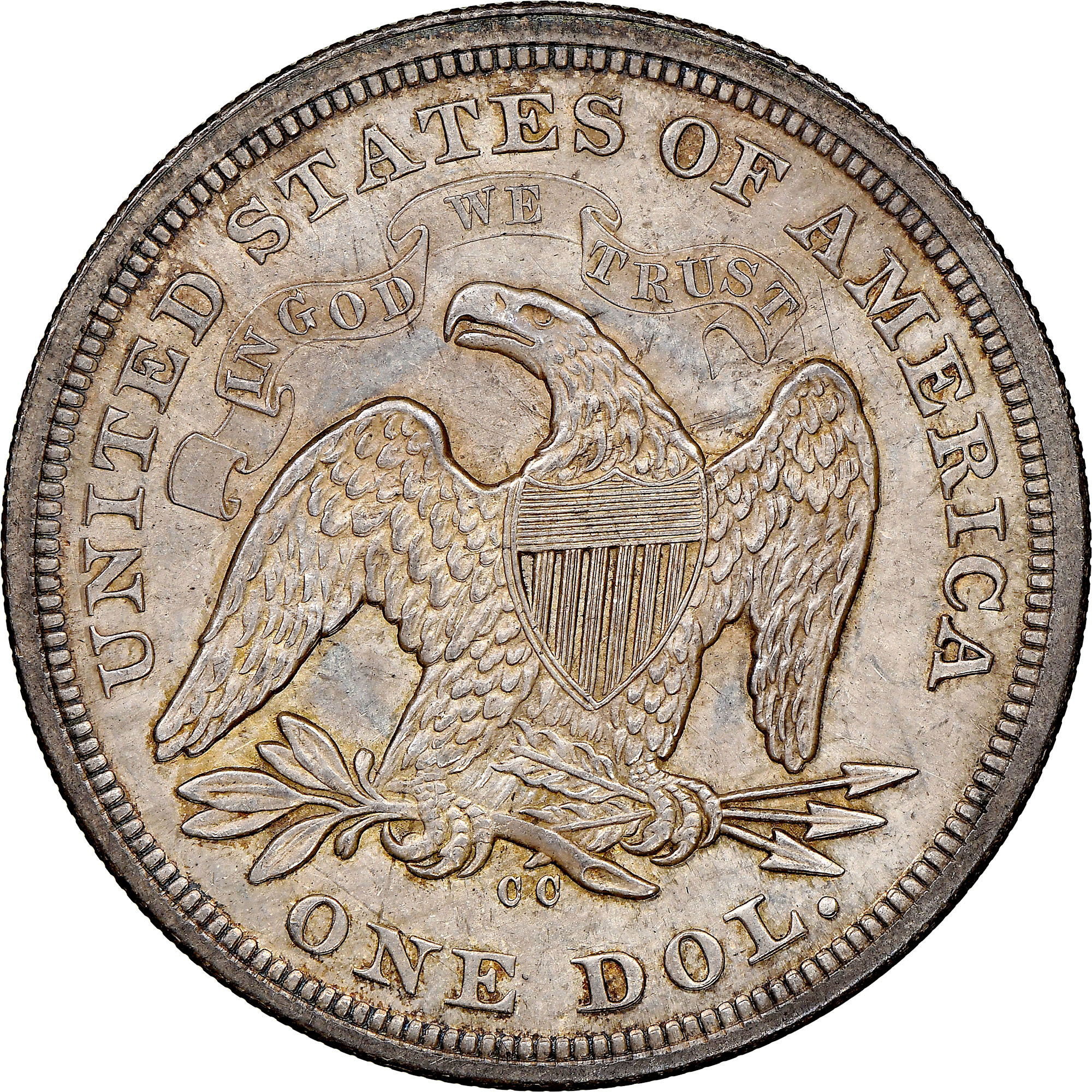 1870 CC 1 MS Seated Liberty Dollars NGC 1870 CC 1 MS Seated Liberty Dollars NGC