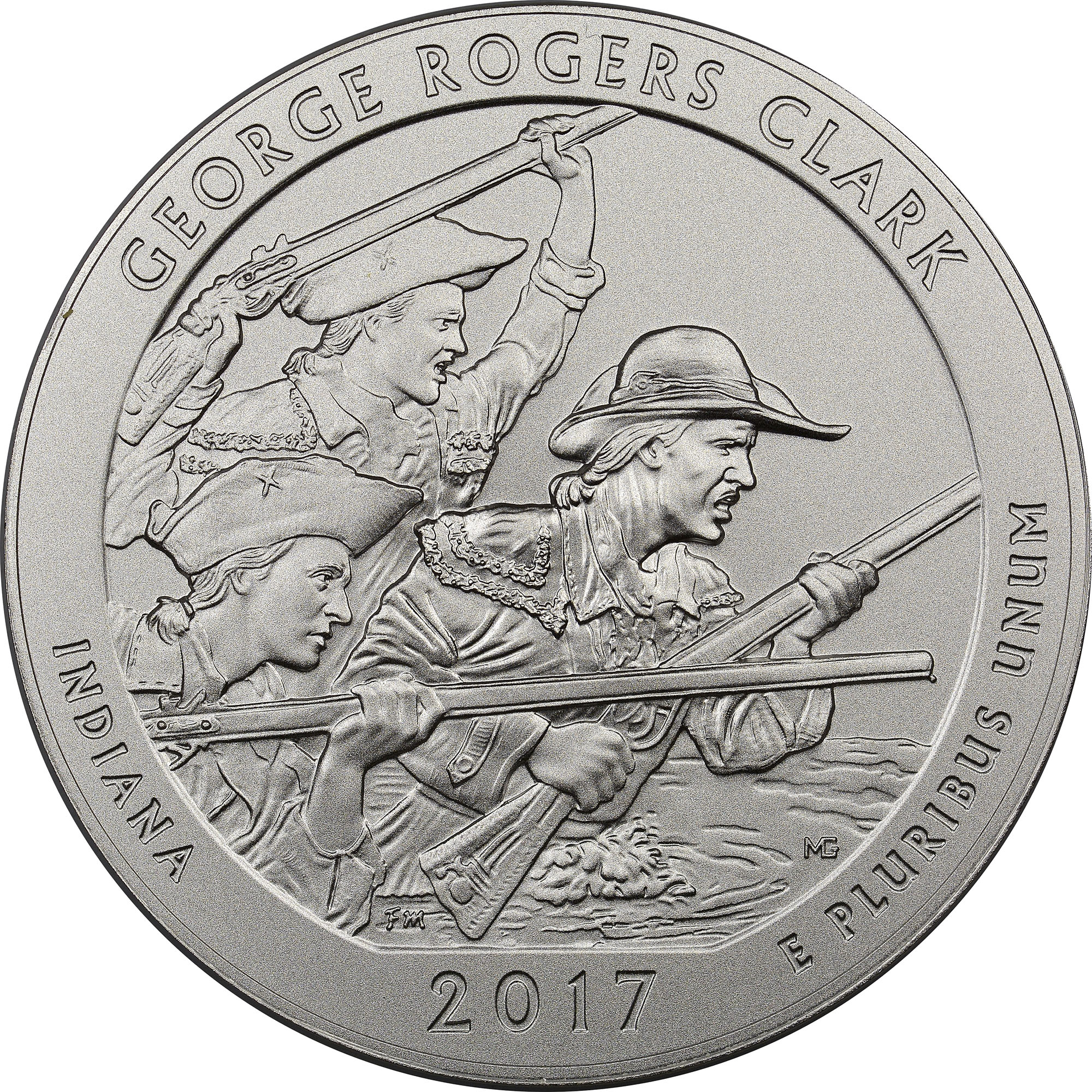 2017 P 5oz Silver George Rogers Clark 25C SP | Coin Explorer | NGC