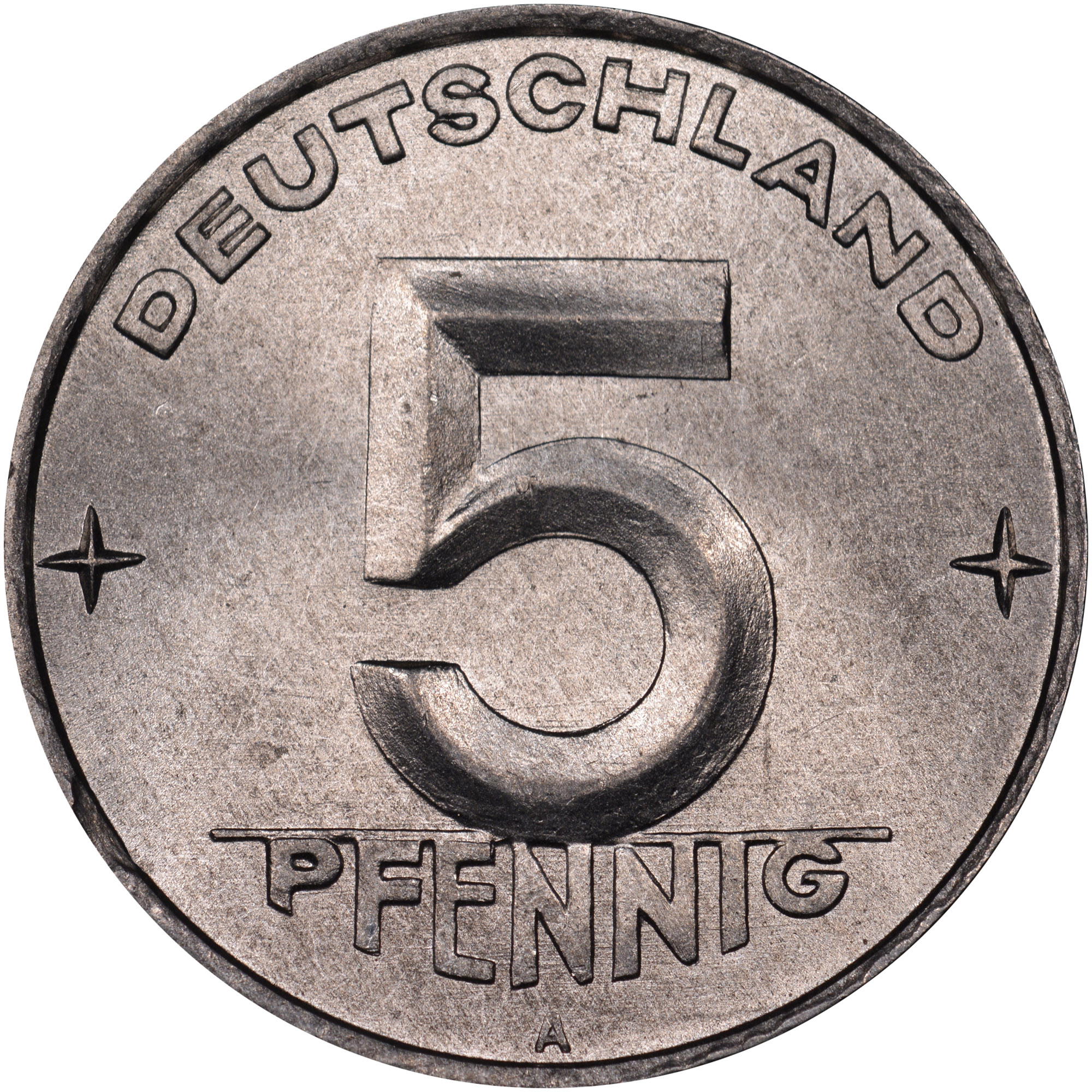 Germany - Democratic Republic 5 Pfennig KM 6 Prices & Values | NGC