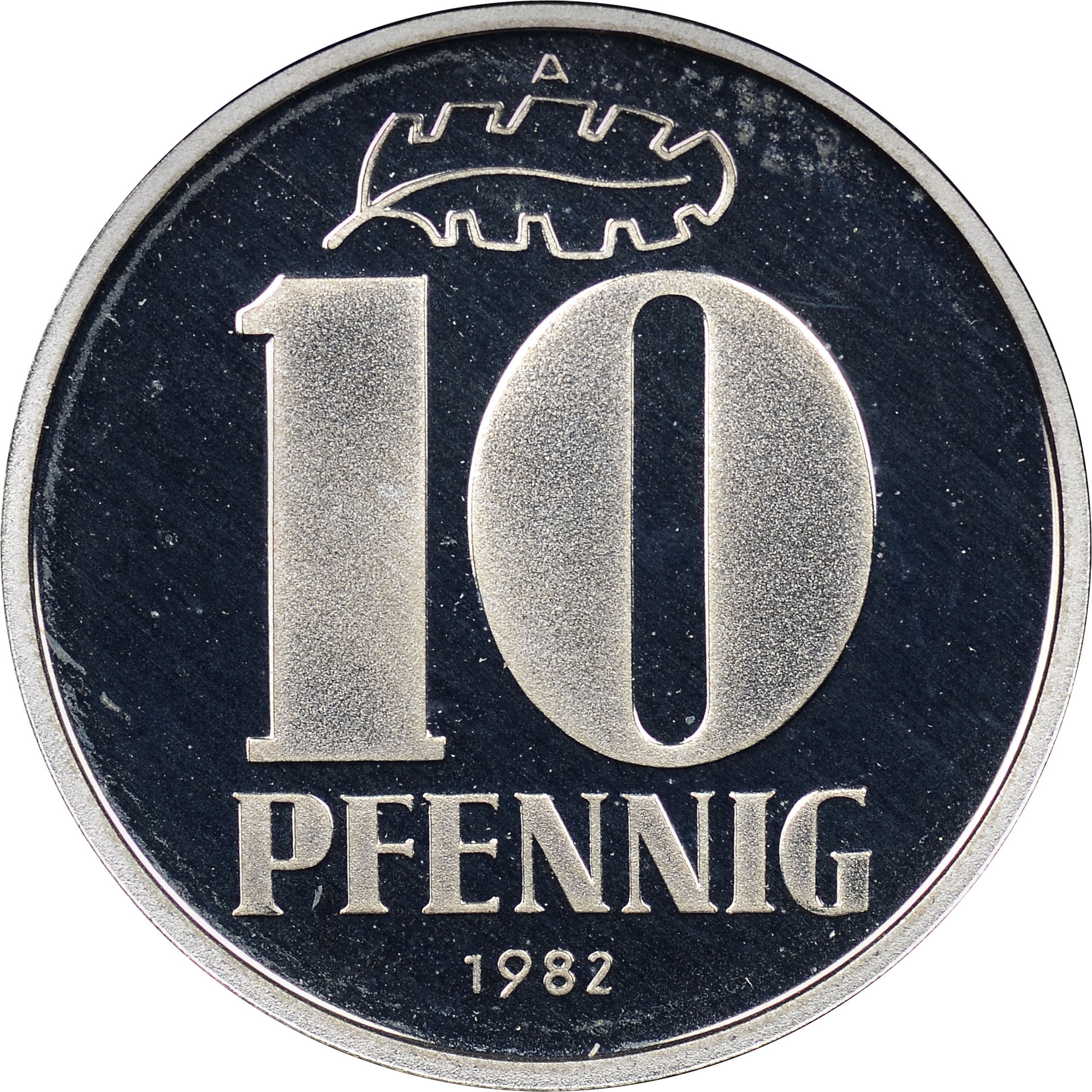 Germany - Democratic Republic 10 Pfennig KM 10 Prices & Values | NGC