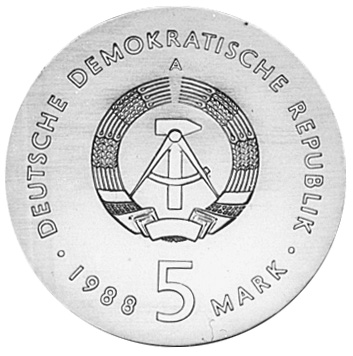 Germany - Democratic Republic 5 Mark KM 122 Prices & Values | NGC