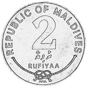 Maldive Islands 2 Rufiyaa KM 88 Prices & Values | NGC