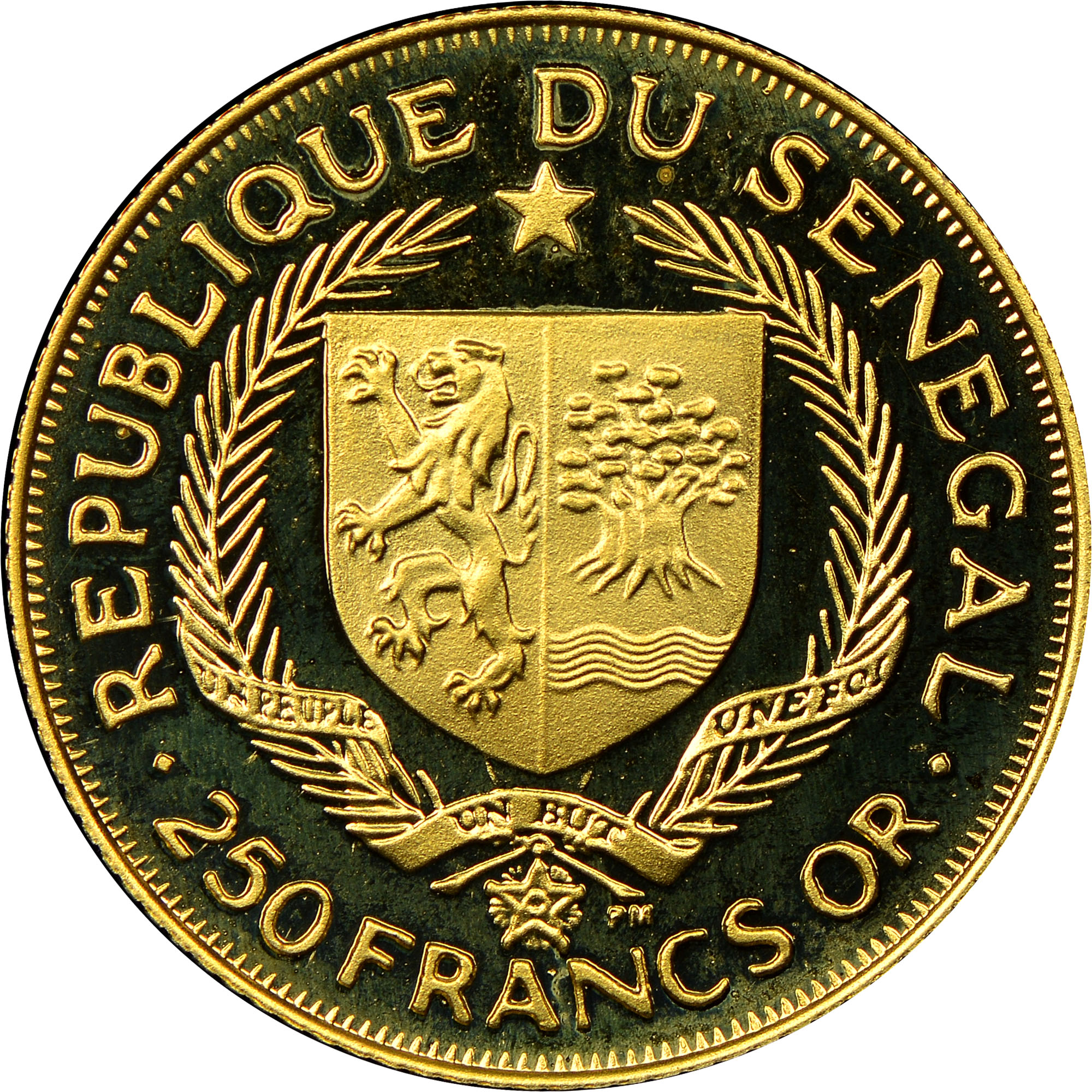 Senegal 250 Francs KM 7 Prices & Values | NGC