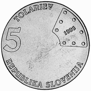 Slovenia 5 Tolarjev KM 29 Prices & Values | NGC