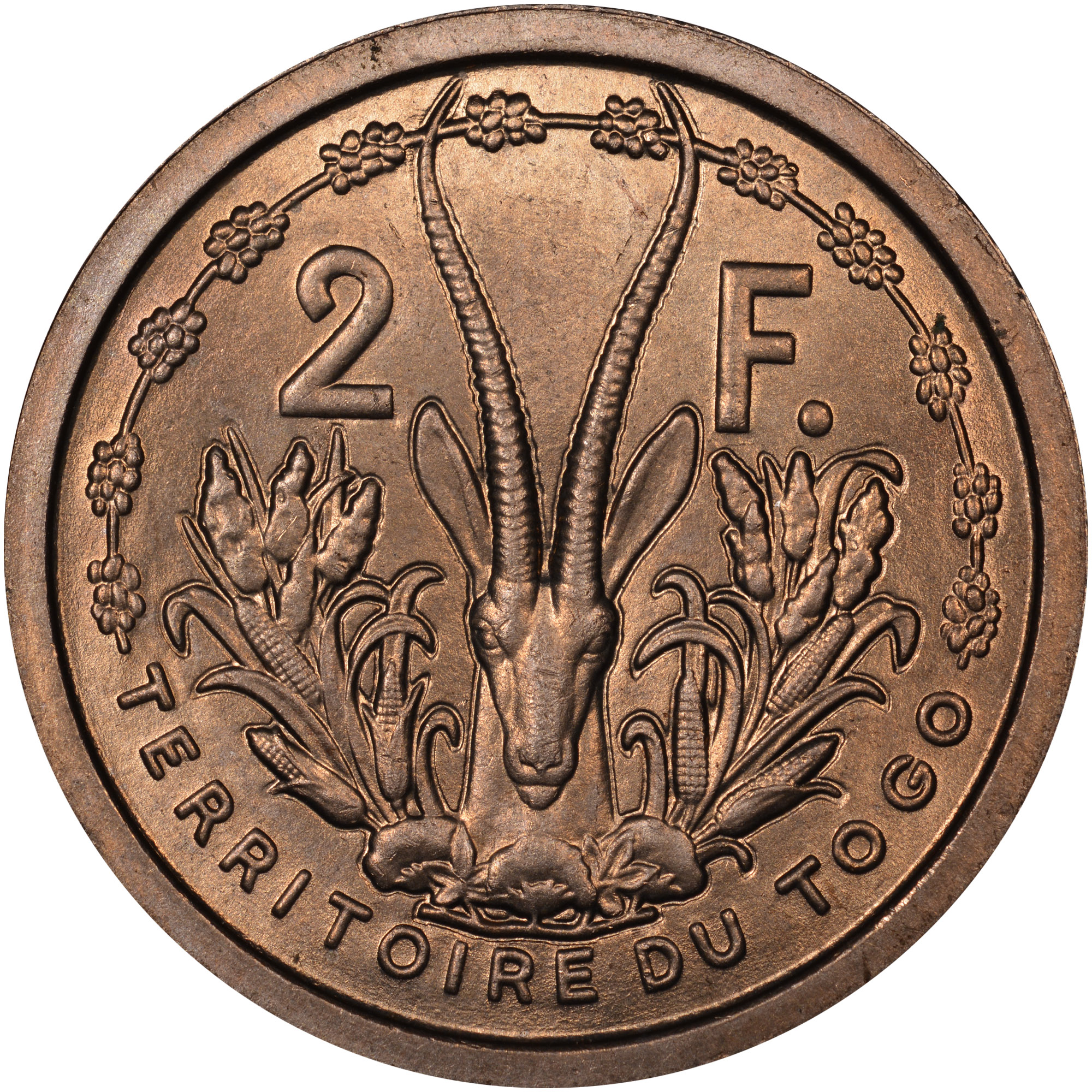 Togo 2 Francs KM E5 Prices & Values | NGC