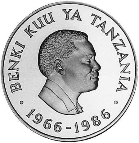 Tanzania 20 Shilingi KM 21 Prices & Values | NGC