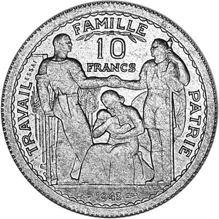 France 10 Francs KM E86a Prices & Values | NGC