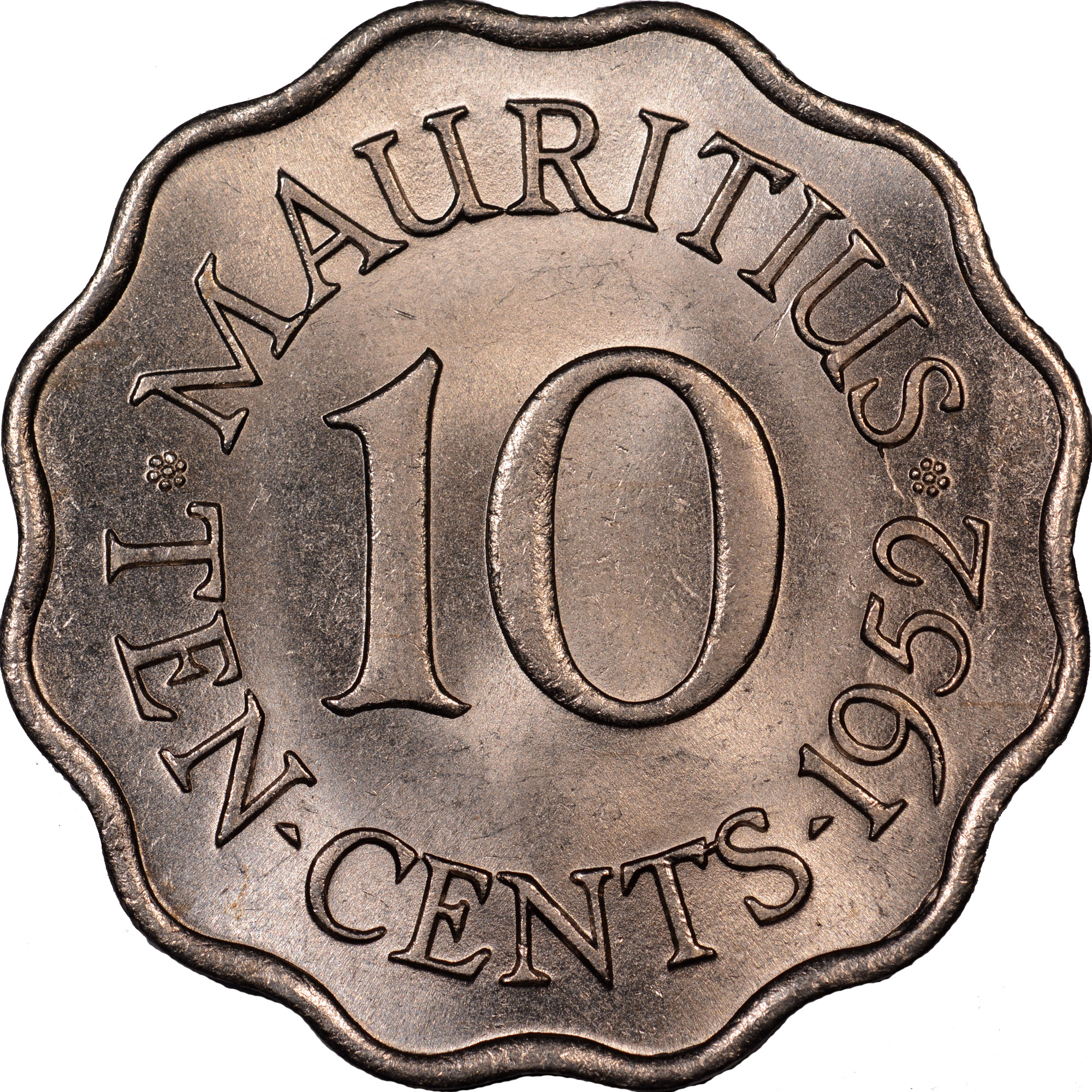 Mauritius 10 Cents KM 30 Prices & Values | NGC