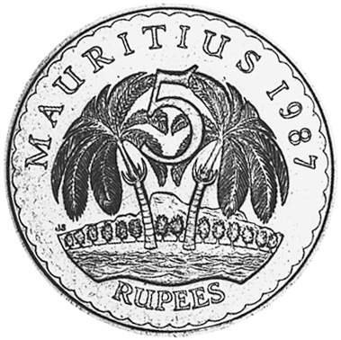 Mauritius 5 Rupees KM 56 Prices & Values | NGC