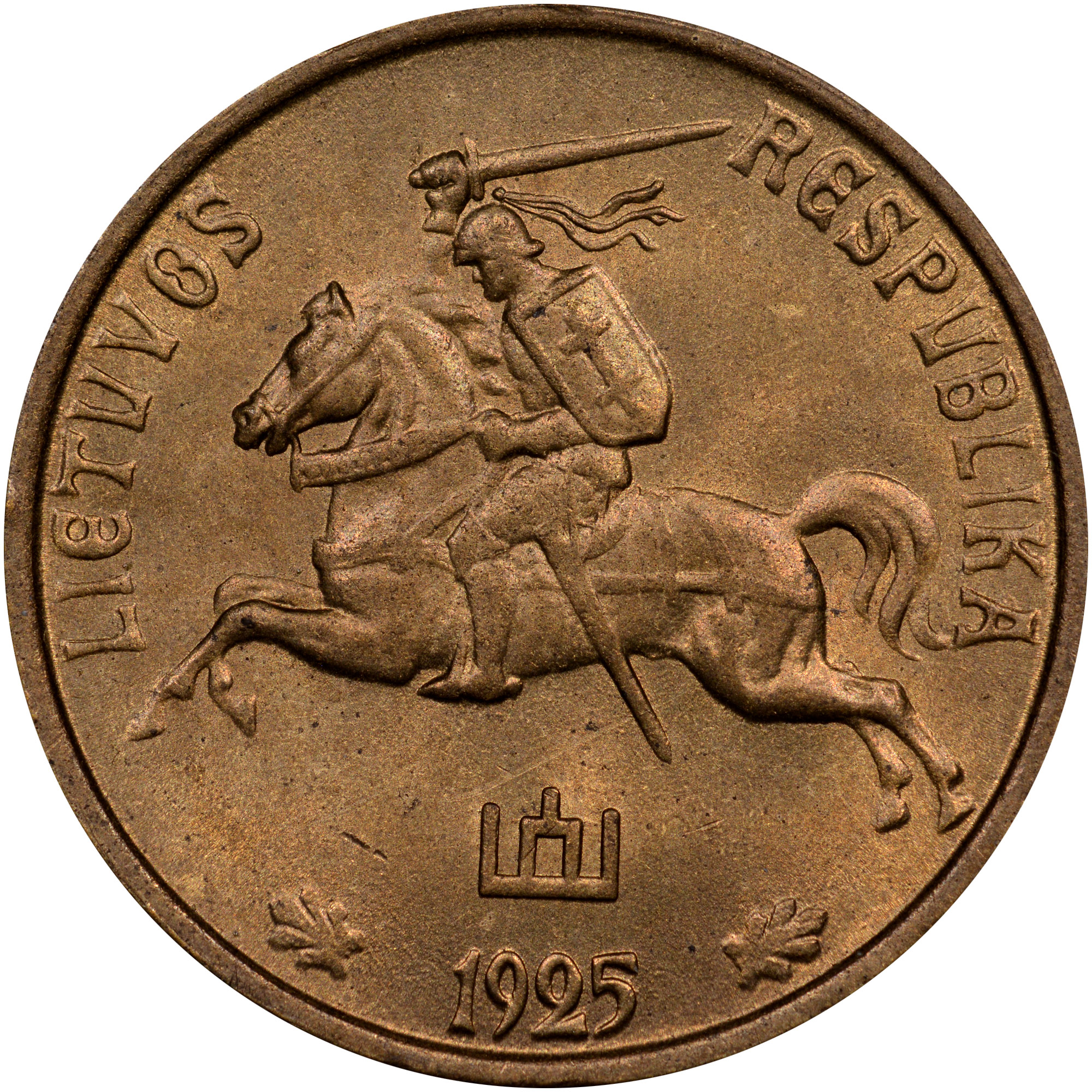 Lithuania 5 Centai KM 72 Prices & Values | NGC