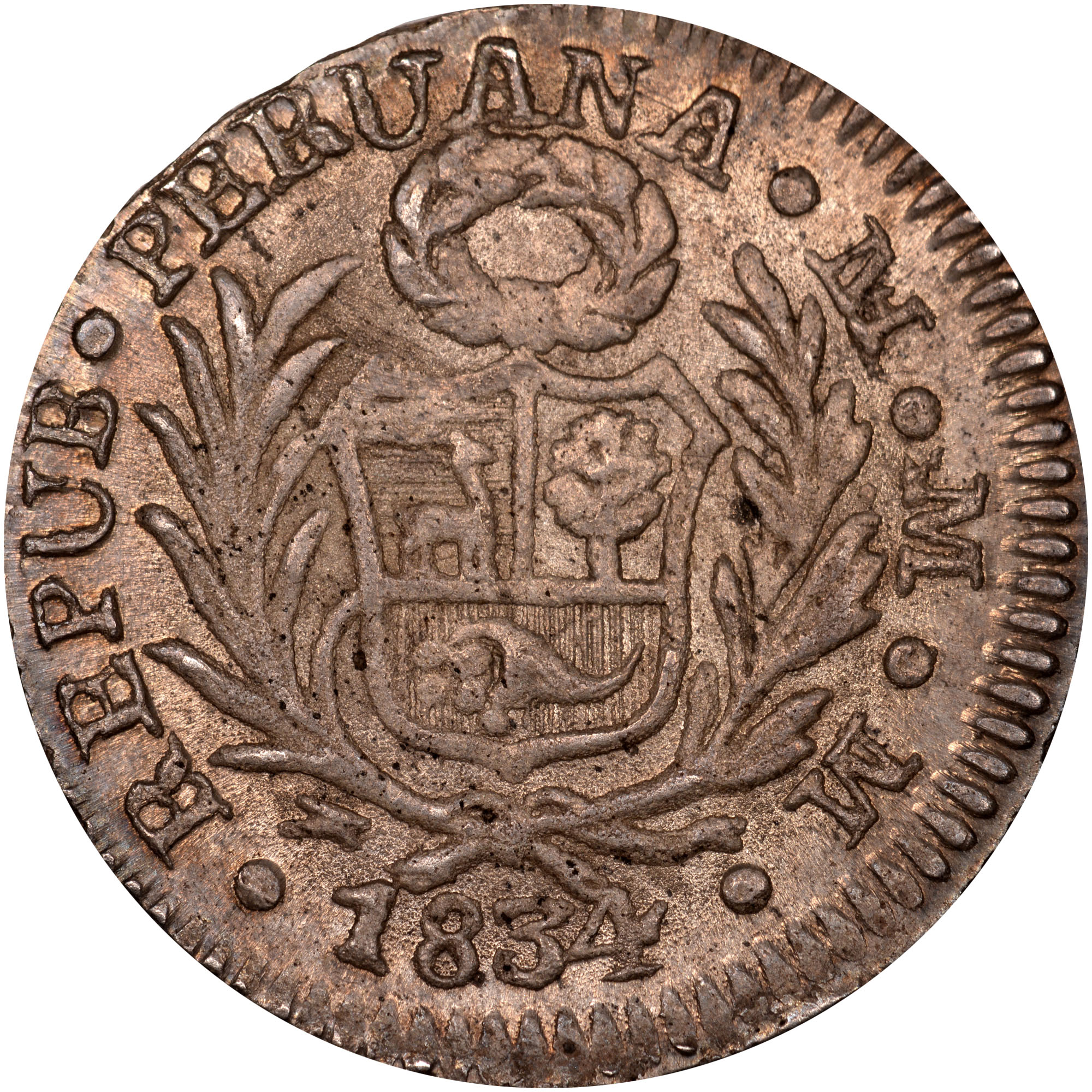Peru 1/2 Real KM 144.1 Prices & Values | NGC