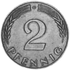 Germany - Federal Republic 2 Pfennig KM 106 Prices & Values | NGC