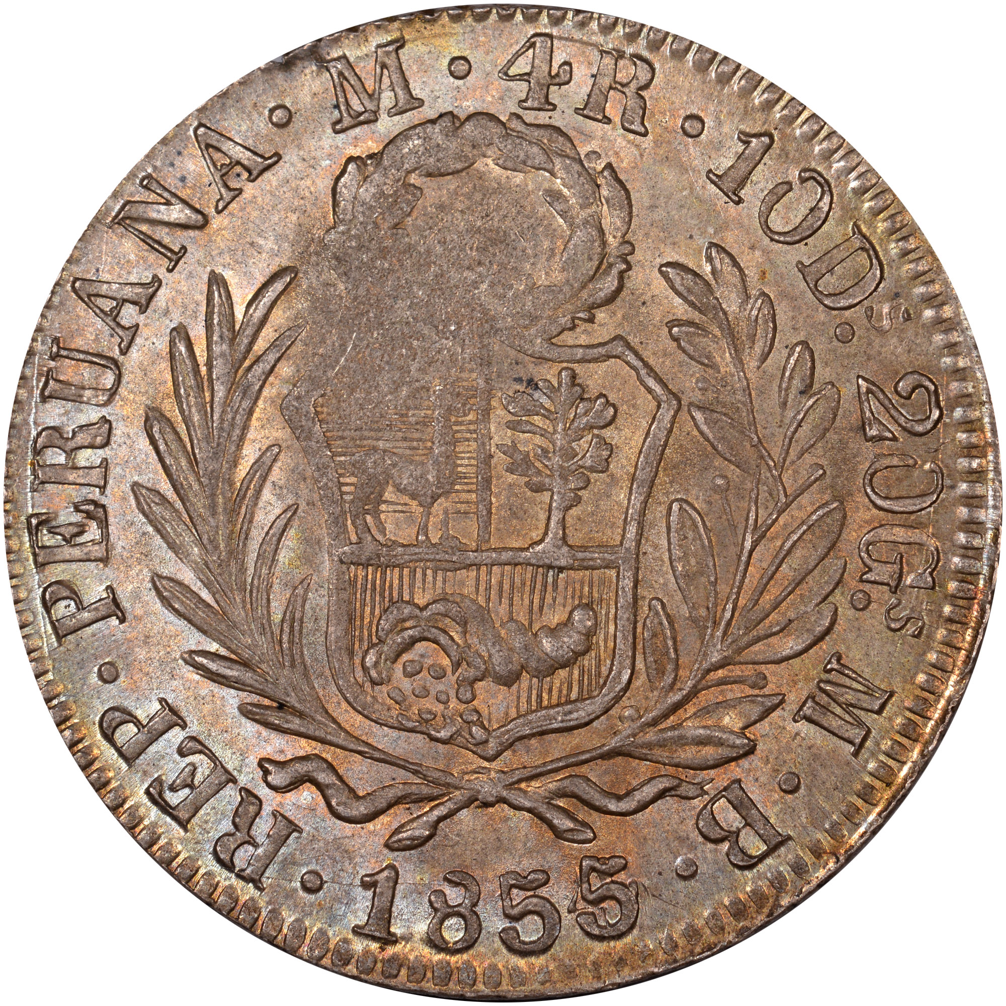 Peru 4 Reales KM 151.3 Prices & Values | NGC